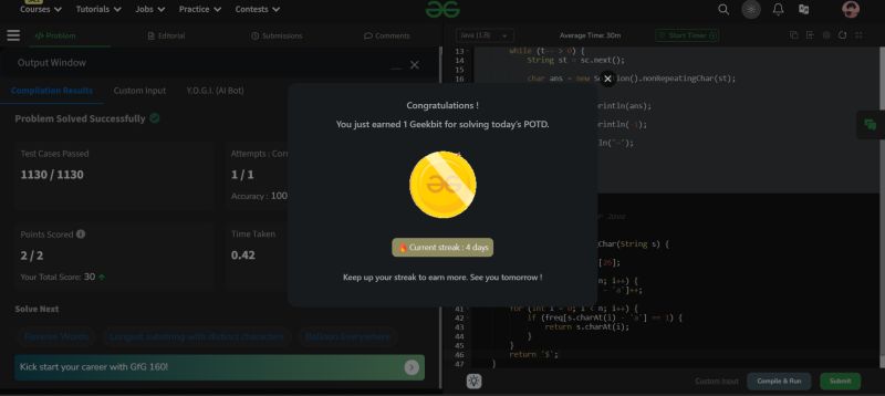 Deepak P on LinkedIn: #problemsolving #coding #geeksforgeeks # ... Deepak P on LinkedIn: #problemsolving #coding #geeksforgeeks # ...