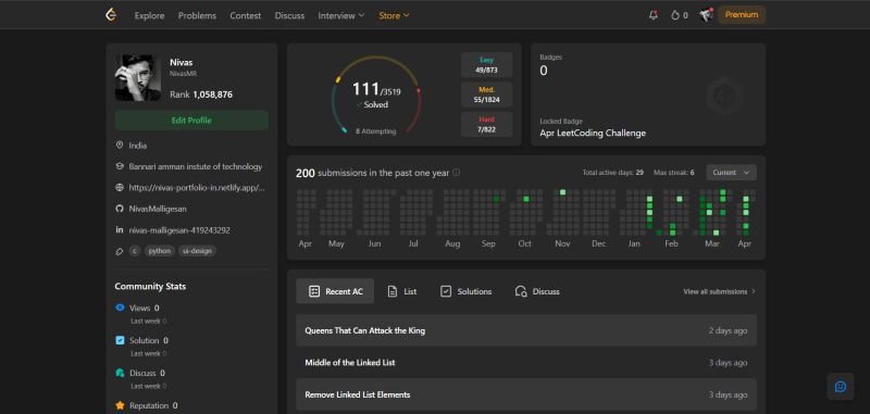#leetcode #codingjourney #problemsolving #keeplearning #milestone111 ... #leetcode #codingjourney #problemsolving #keeplearning #milestone111 ...