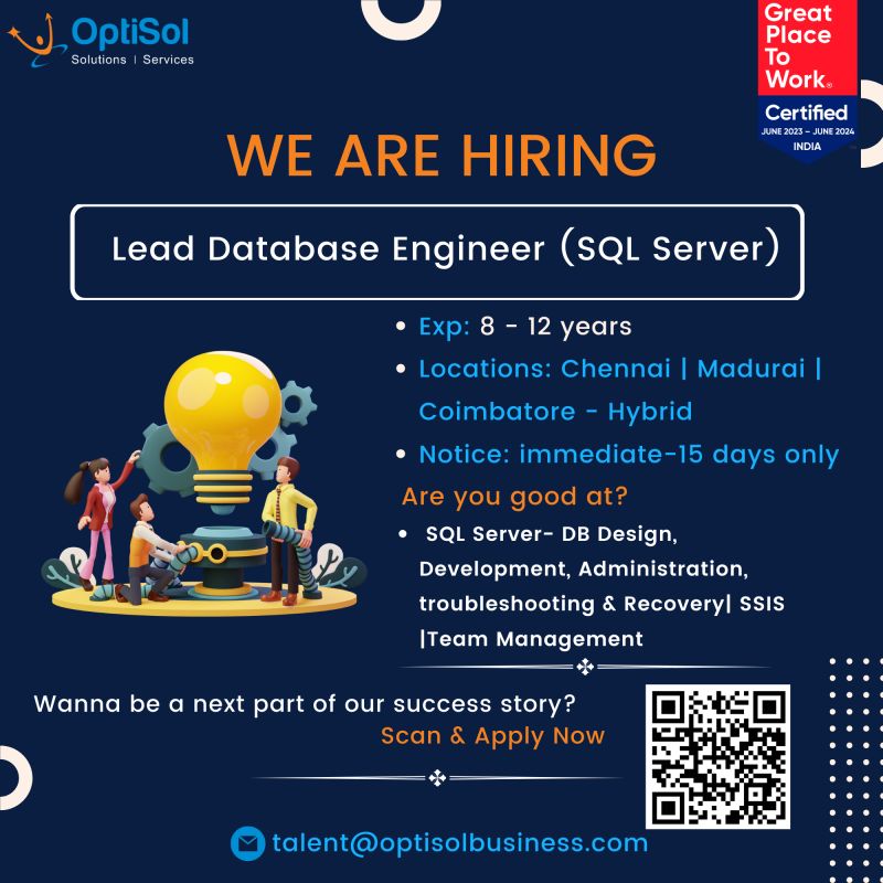 Kavitha K on LinkedIn: #sqlserver #mssqlserver #sqlserverdeveloper # ... Kavitha K on LinkedIn: #sqlserver #mssqlserver #sqlserverdeveloper # ...