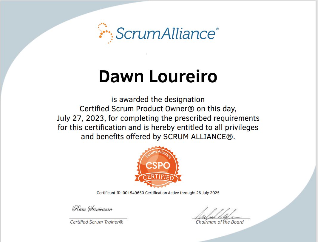 Dawn Loureiro on LinkedIn: I'm pleased to share, I just received a ... Dawn Loureiro on LinkedIn: I'm pleased to share, I just received a ...
