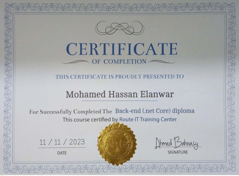 Mohammed Hassan Elanwar on LinkedIn: #route #backend #aspnetcore | 20 ... Mohammed Hassan Elanwar on LinkedIn: #route #backend #aspnetcore | 20 ...