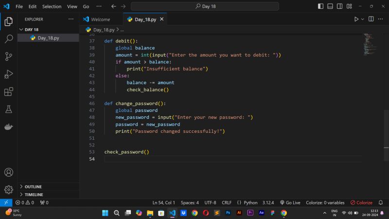 Md Shakib on LinkedIn: #100daysofcode #python #codingjourney # ... Md Shakib on LinkedIn: #100daysofcode #python #codingjourney # ...