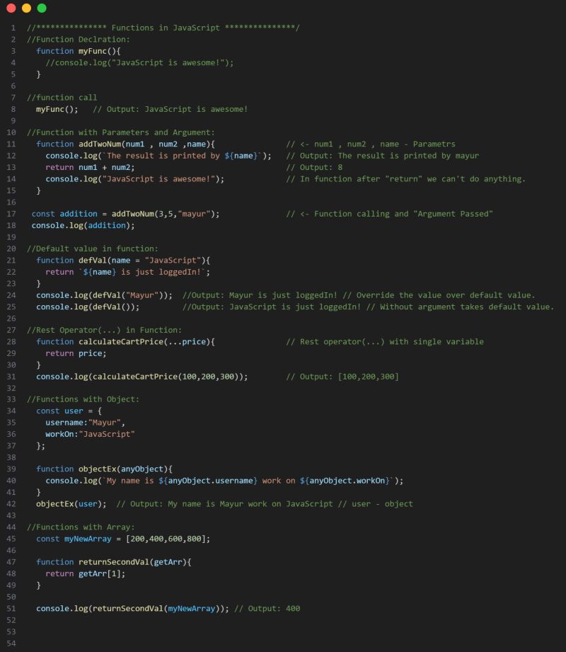Mayur Redekar on LinkedIn: #javascript #functions #programming # ... Mayur Redekar on LinkedIn: #javascript #functions #programming # ...