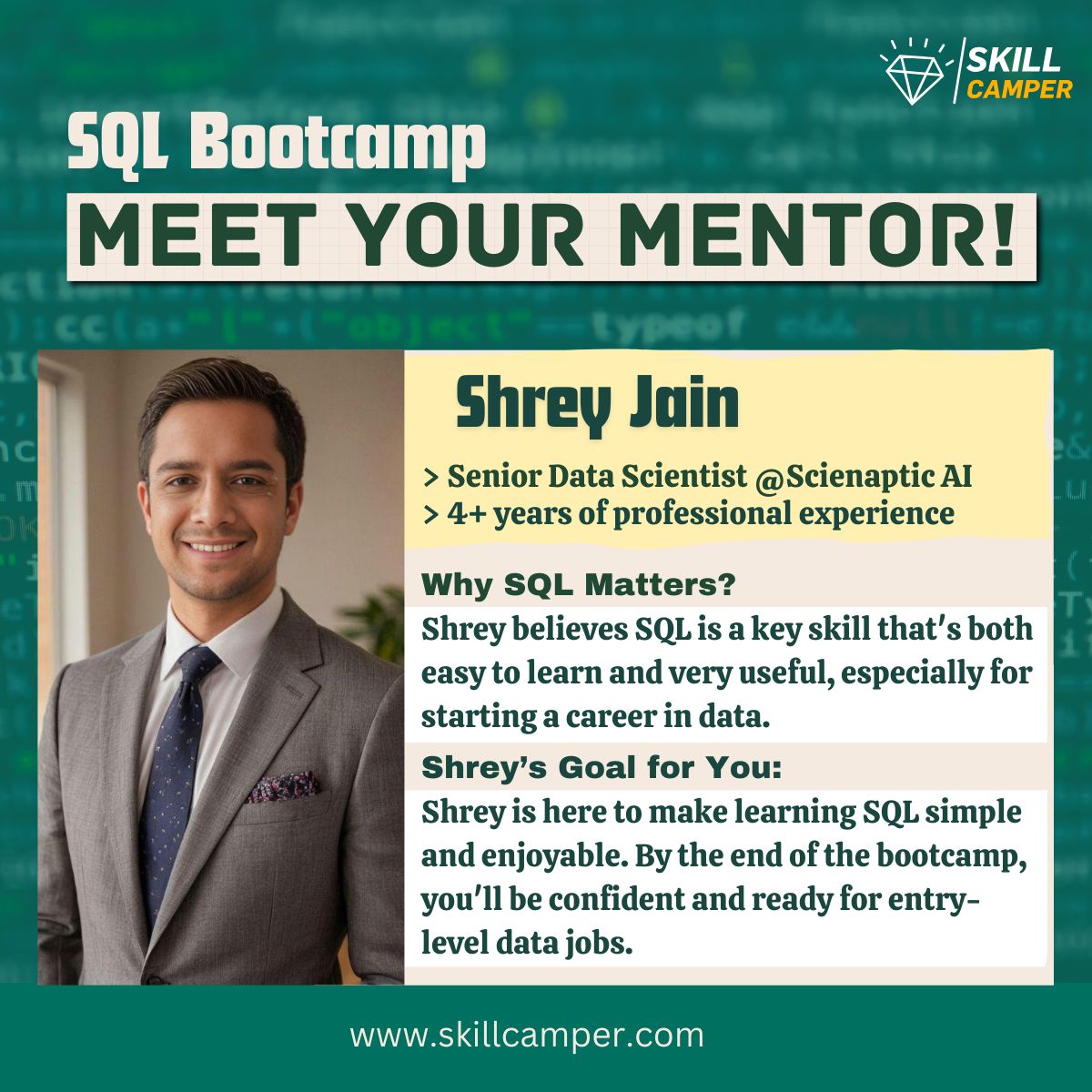 SkillCamper on LinkedIn: #sqlbootcamp #datascience #skillcamper # ... SkillCamper on LinkedIn: #sqlbootcamp #datascience #skillcamper # ...