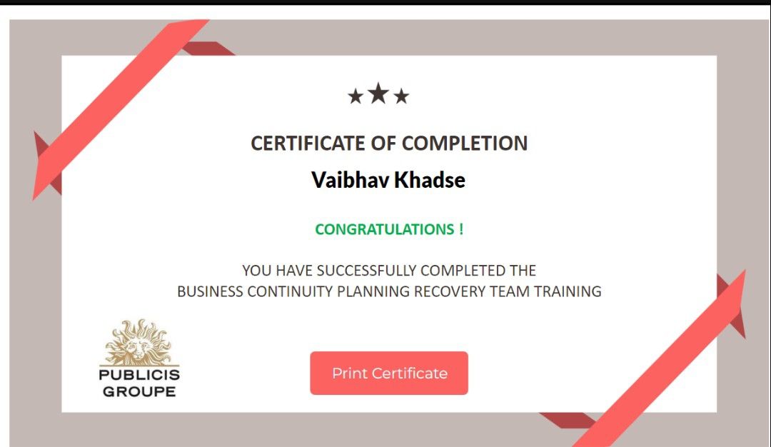 Vaibhav Khadse on LinkedIn: #epsilon #publicisgroupe #certificate # ... Vaibhav Khadse on LinkedIn: #epsilon #publicisgroupe #certificate # ...