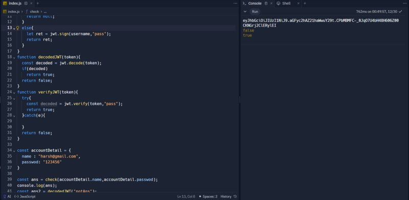 HARSH PRASAD on LinkedIn: #100daysofcode #jwt #nodejs #zod_library HARSH PRASAD on LinkedIn: #100daysofcode #jwt #nodejs #zod_library