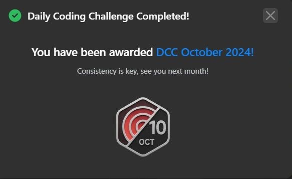 Akshaya P I on LinkedIn: #dailycodingchallenge #leetcode # ... Akshaya P I on LinkedIn: #dailycodingchallenge #leetcode # ...