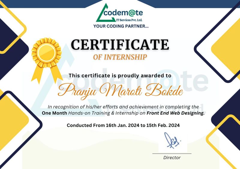 Pranju Bokde on LinkedIn: #frontenddeveloper #html #css Pranju Bokde on LinkedIn: #frontenddeveloper #html #css