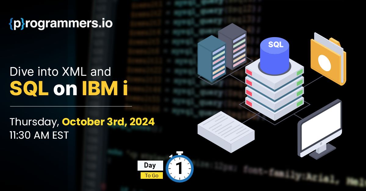 Programmers.io on LinkedIn: #ibmi #webinar #programmersio #registernow ... Programmers.io on LinkedIn: #ibmi #webinar #programmersio #registernow ...