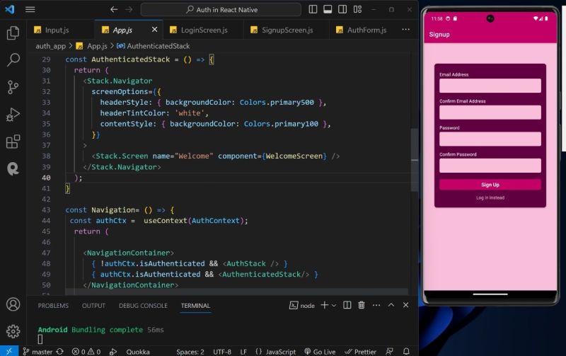 I am Happy to share the React Native project Login And Signup… | Mohd ... I am Happy to share the React Native project Login And Signup… | Mohd ...