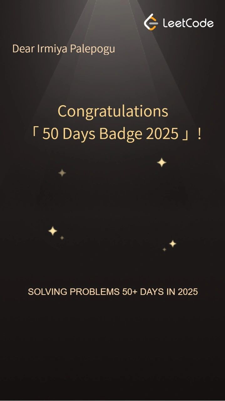 #codingjourney #achievement #leetcode #50daysbadge #consistency #growth ... #codingjourney #achievement #leetcode #50daysbadge #consistency #growth ...