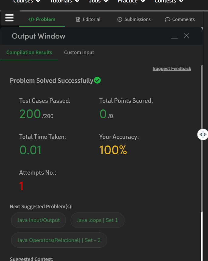 Testing my problem solving skills with GeeksforGeeks | Hari Dev ... Testing my problem solving skills with GeeksforGeeks | Hari Dev ...