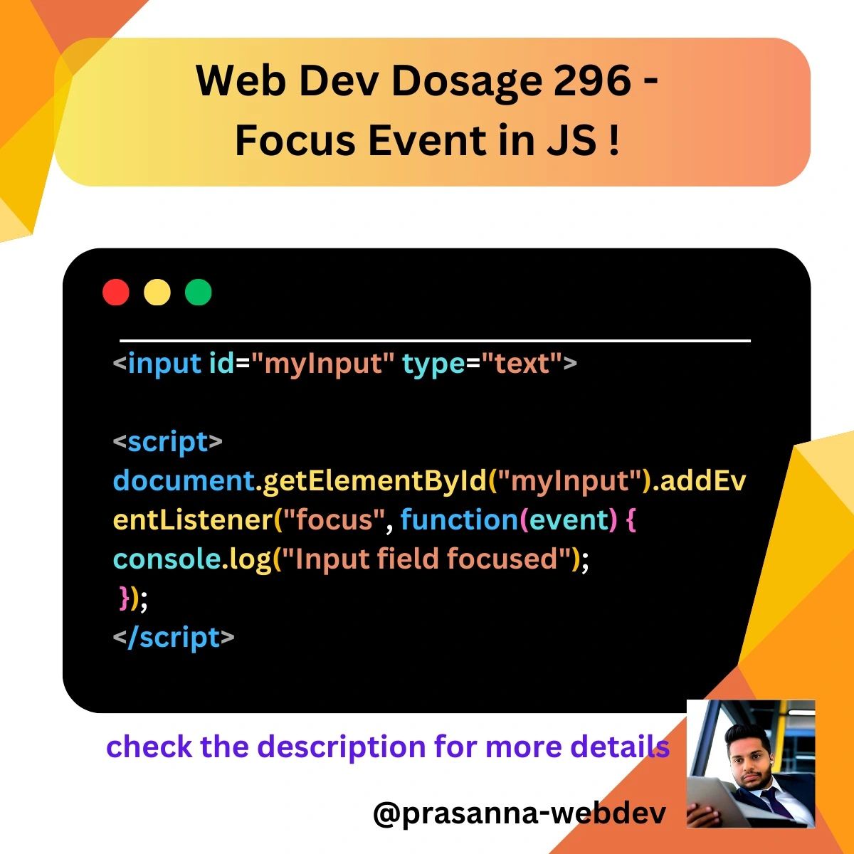 #webdevelopment #javascript #coding101 | Prasanna D #webdevelopment #javascript #coding101 | Prasanna D