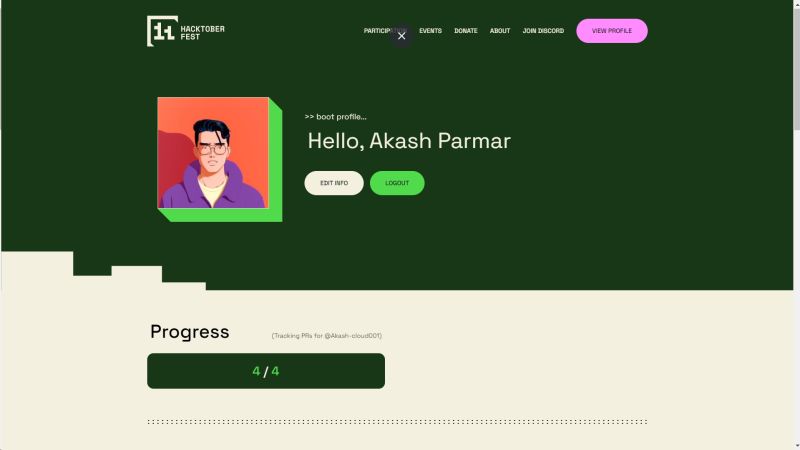 Akash Parmar on LinkedIn: #hacktoberfest2024 #opensource #community Akash Parmar on LinkedIn: #hacktoberfest2024 #opensource #community