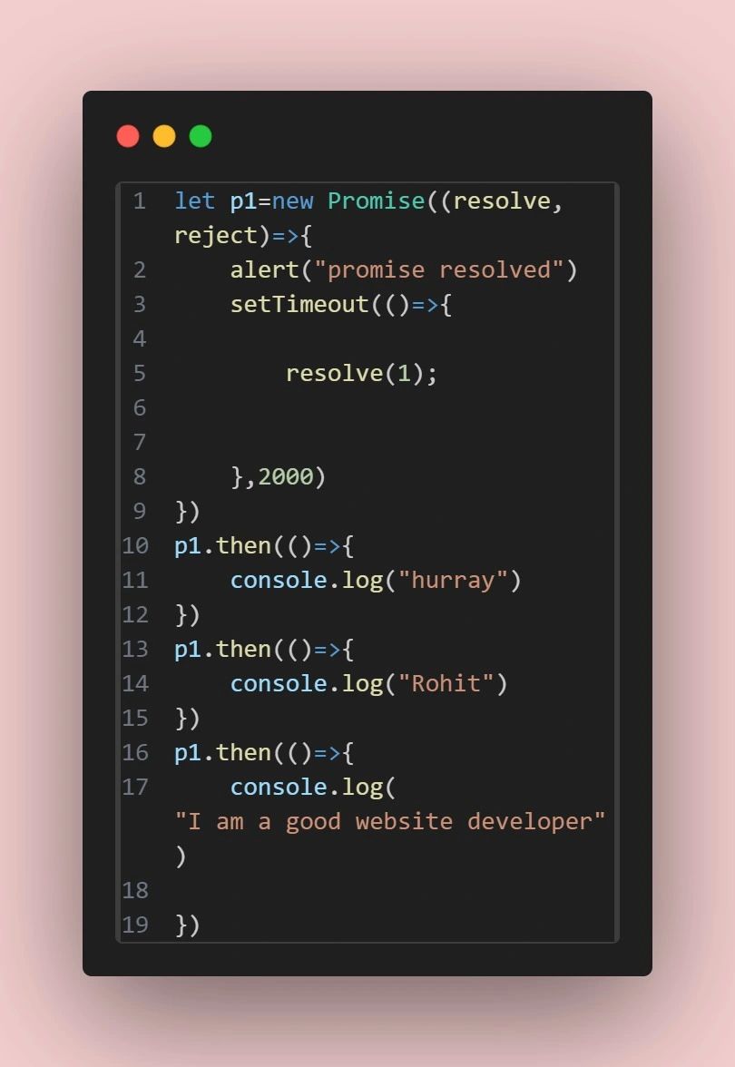 ROHIT KUMAR on LinkedIn: 28/30 days of javascript📈 Attaching promises ... ROHIT KUMAR on LinkedIn: 28/30 days of javascript📈 Attaching promises ...