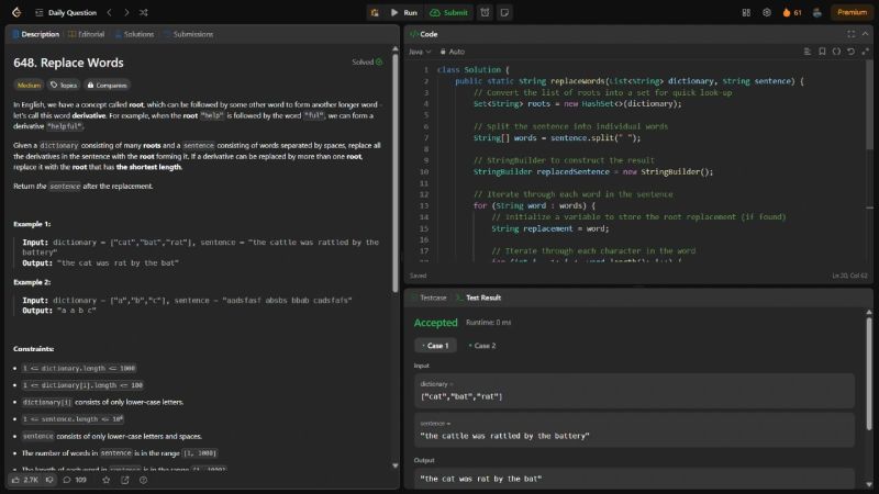 How to solve LeetCode problem | Janmejay S. posted on the topic | LinkedIn How to solve LeetCode problem | Janmejay S. posted on the topic | LinkedIn