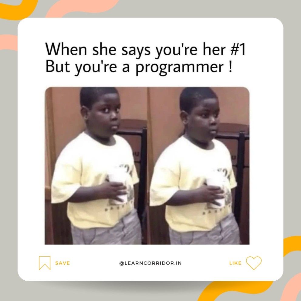 LEarn Corridor on LinkedIn: #codingmemes #codingcontest #learncorridor ... LEarn Corridor on LinkedIn: #codingmemes #codingcontest #learncorridor ...