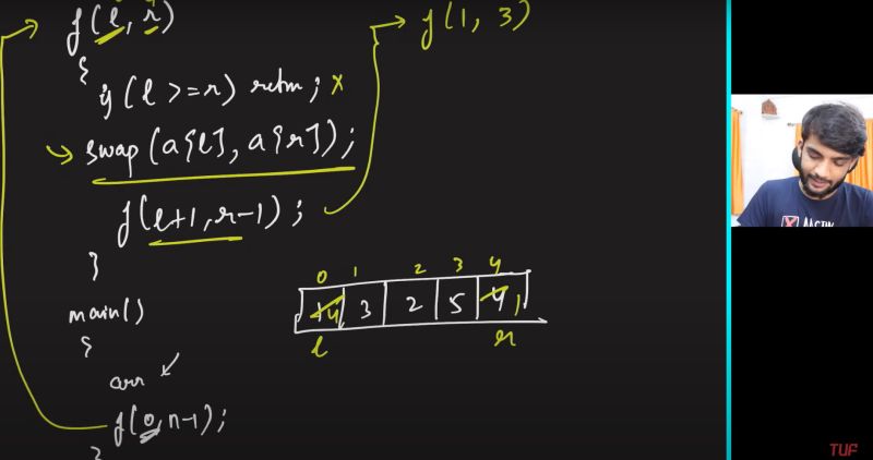 Reversing an Array using Recursion 🔄 Recursion is one of the most ... Reversing an Array using Recursion 🔄 Recursion is one of the most ...