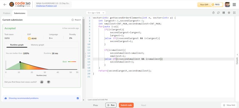 Mohit Raj Jha on LinkedIn: #ninjaslayground #codingninjas #codingchallenge Mohit Raj Jha on LinkedIn: #ninjaslayground #codingninjas #codingchallenge