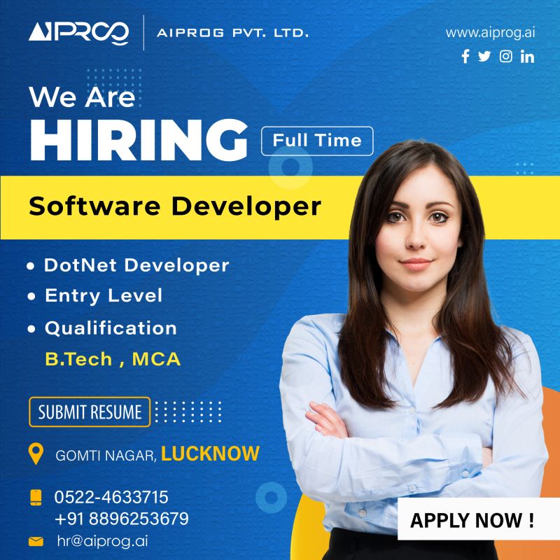 Shubham Gupta on LinkedIn: We are hiring!!! Dot NET Developer Fresher ... Shubham Gupta on LinkedIn: We are hiring!!! Dot NET Developer Fresher ...