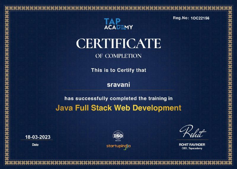 Sravani Manjunath on LinkedIn: I am very happy to share this ... Sravani Manjunath on LinkedIn: I am very happy to share this ...