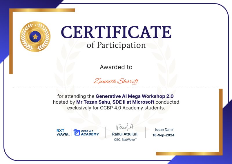 Zunaith Shariff K S on LinkedIn: #generativeai #aiinnovation # ... Zunaith Shariff K S on LinkedIn: #generativeai #aiinnovation # ...