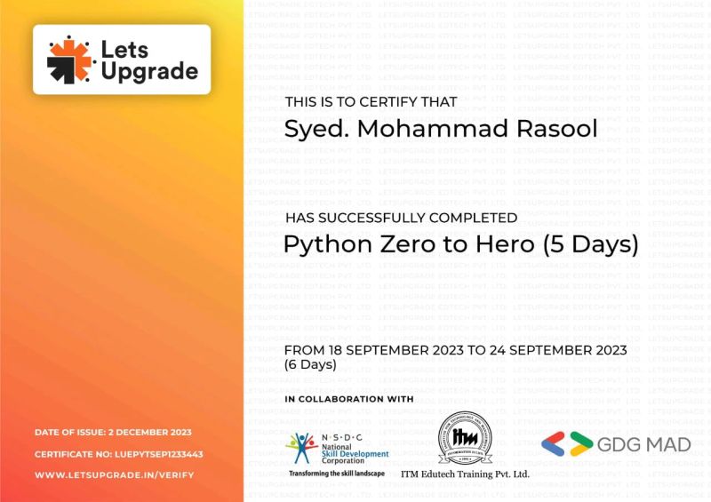 Mohammad Rasool Syed on LinkedIn: #python #python #programminglanguage ... Mohammad Rasool Syed on LinkedIn: #python #python #programminglanguage ...