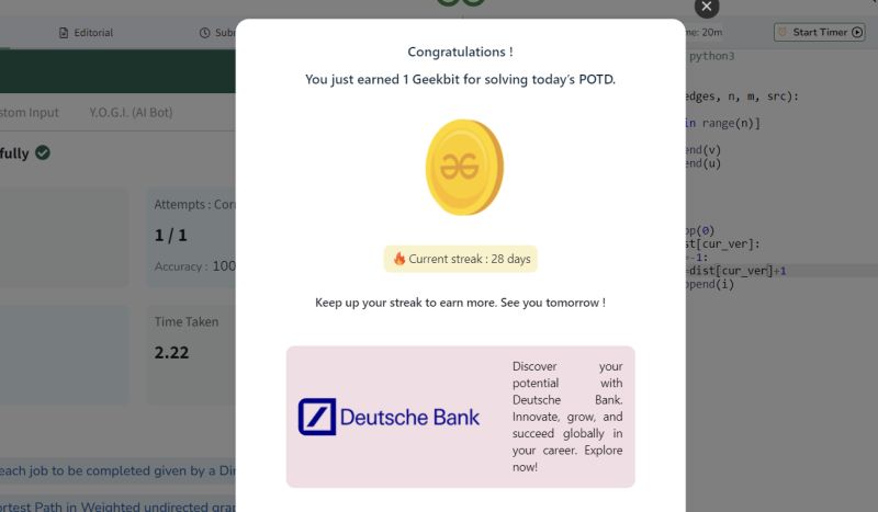 Vemula Vara Lakshmi on LinkedIn: #bfs #shortestpathinundirectedgraph # ... Vemula Vara Lakshmi on LinkedIn: #bfs #shortestpathinundirectedgraph # ...