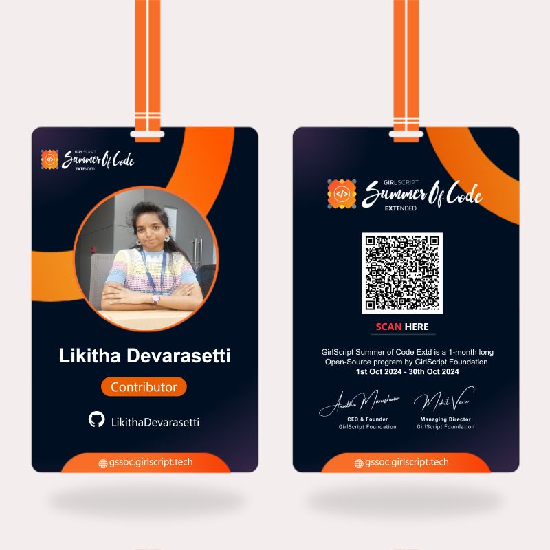 Likitha Devarasetti on LinkedIn: #gssoc #opensource #coding # ... Likitha Devarasetti on LinkedIn: #gssoc #opensource #coding # ...