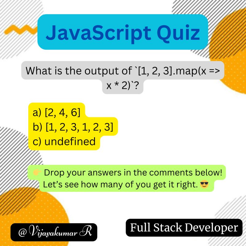 #javascript #fullstackdevelopment #codingquiz #webdevelopment ... #javascript #fullstackdevelopment #codingquiz #webdevelopment ...