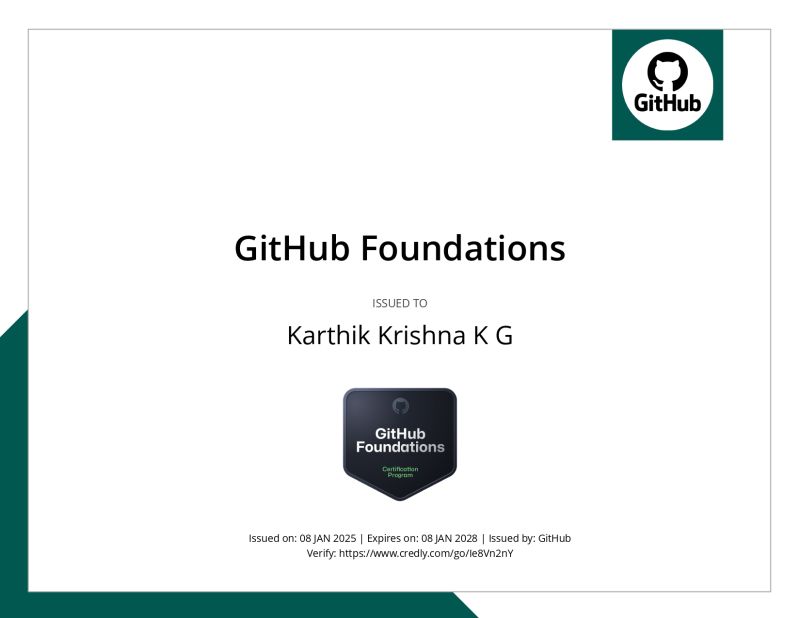 Karthik Krishna K G on LinkedIn: #github #git #devops # ... Karthik Krishna K G on LinkedIn: #github #git #devops # ...
