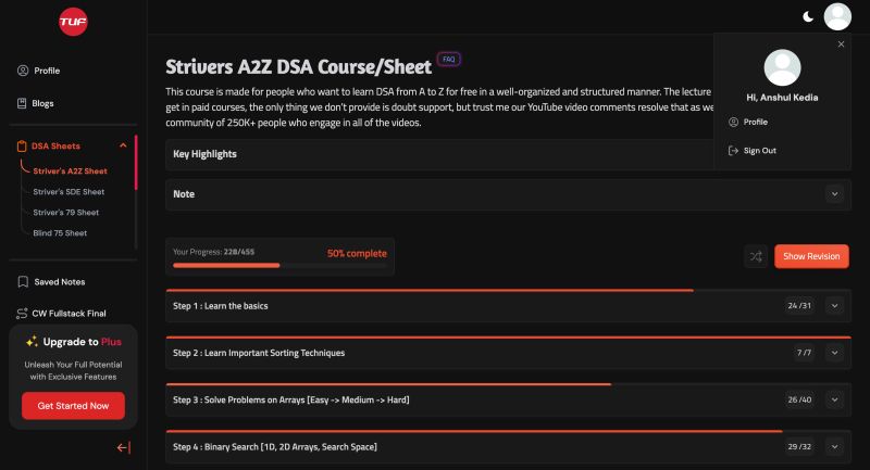 #dsa #learning #coding #striverssheet #keepgoing | Anshul Kedia #dsa #learning #coding #striverssheet #keepgoing | Anshul Kedia