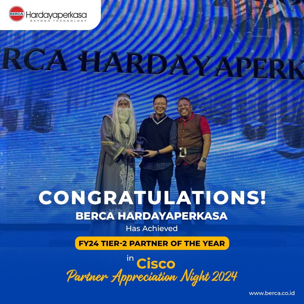 PT Berca Hardayaperkasa on LinkedIn: Berca Raih 2 Penghargaan di Cisco ... PT Berca Hardayaperkasa on LinkedIn: Berca Raih 2 Penghargaan di Cisco ...