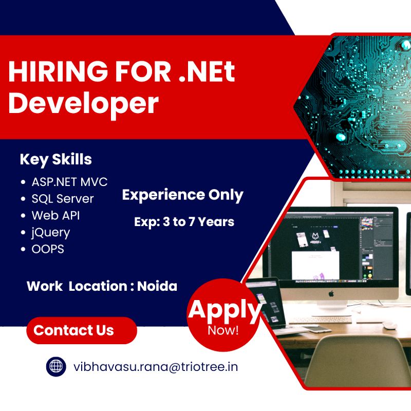 #hiring #dotnetdeveloper #aspnetmvc #csharp #sqlserver #webapi # ... #hiring #dotnetdeveloper #aspnetmvc #csharp #sqlserver #webapi # ...