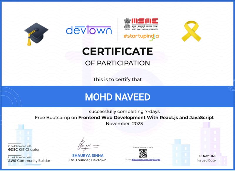 MOHD NAVEED on LinkedIn: #devtown #webdevelopment #javascript #gdsc # ... MOHD NAVEED on LinkedIn: #devtown #webdevelopment #javascript #gdsc # ...