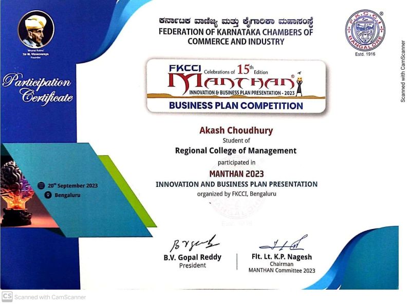 AKASH CHOUDHURY on LinkedIn: #fkcci #manthan AKASH CHOUDHURY on LinkedIn: #fkcci #manthan