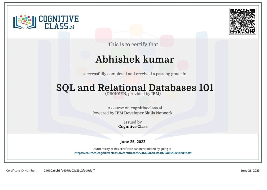 Abhishek Kumar on LinkedIn: #connections #sql #databases #ibm Abhishek Kumar on LinkedIn: #connections #sql #databases #ibm