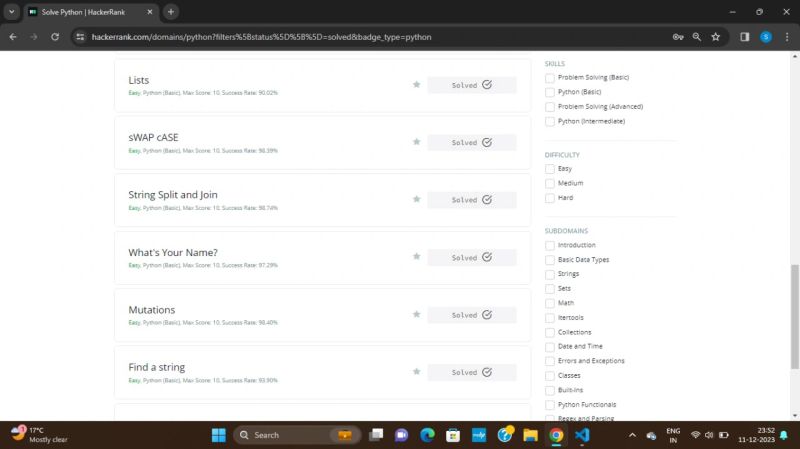 Subhrajit Nayak on LinkedIn: #100daysofcode #codedais #coding #python # ... Subhrajit Nayak on LinkedIn: #100daysofcode #codedais #coding #python # ...
