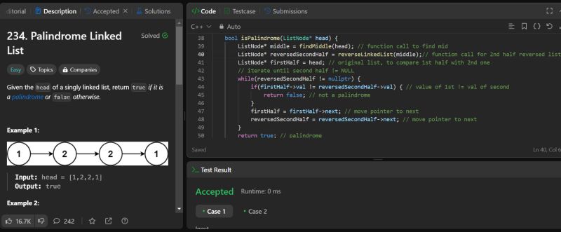 Noor E Hira on LinkedIn: #datastructures #linkedlists #leetcode # ... Noor E Hira on LinkedIn: #datastructures #linkedlists #leetcode # ...