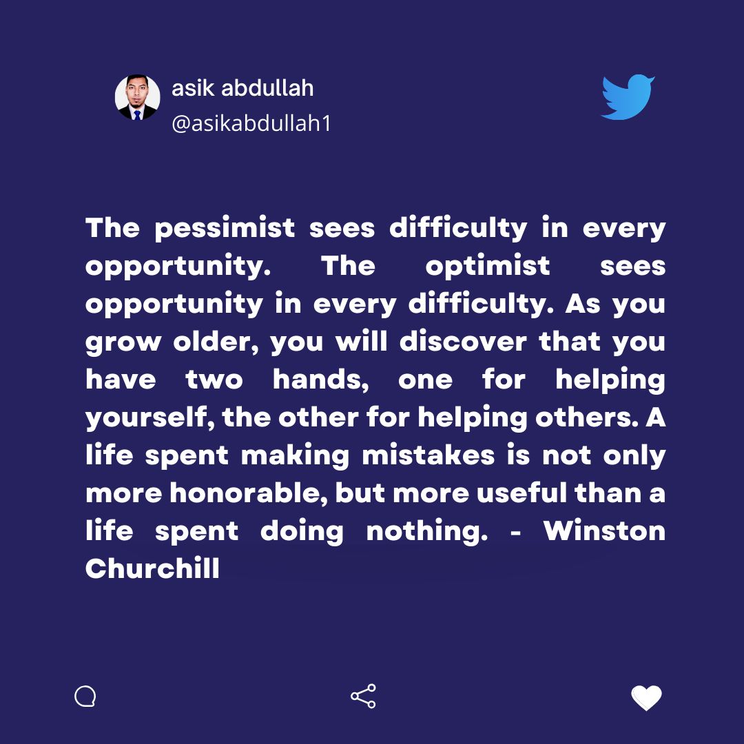 Kbd Asik Abdullah on LinkedIn: #quotes #motivation Kbd Asik Abdullah on LinkedIn: #quotes #motivation