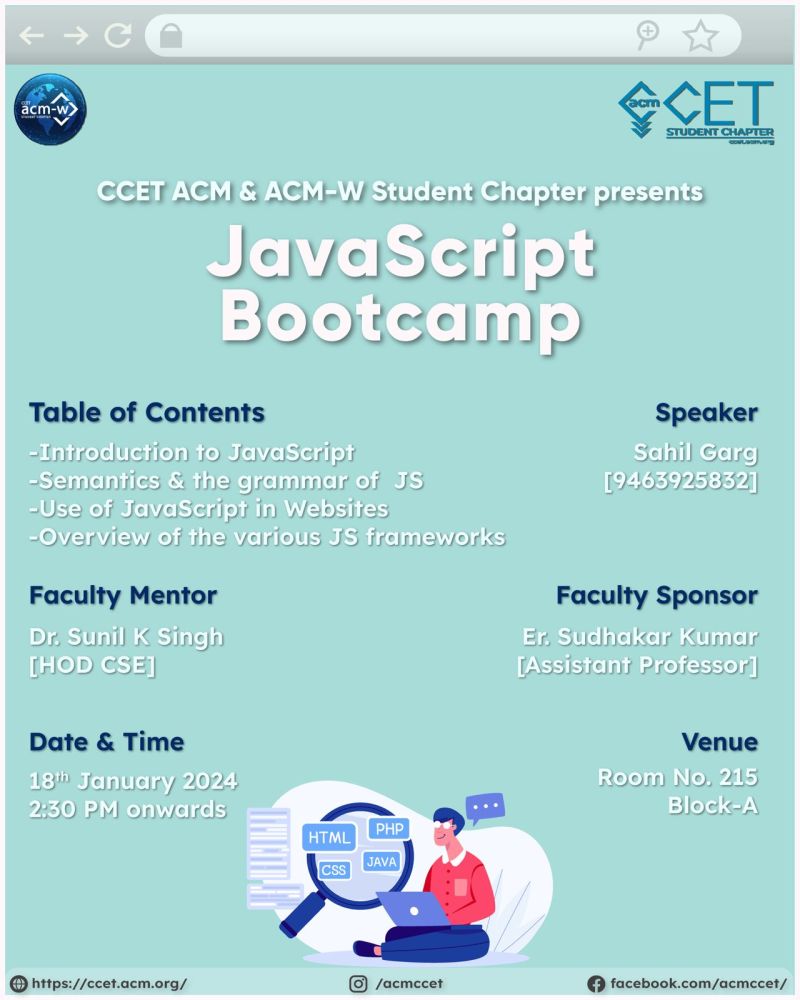 CCET ACM Student Chapter posted on LinkedIn CCET ACM Student Chapter posted on LinkedIn