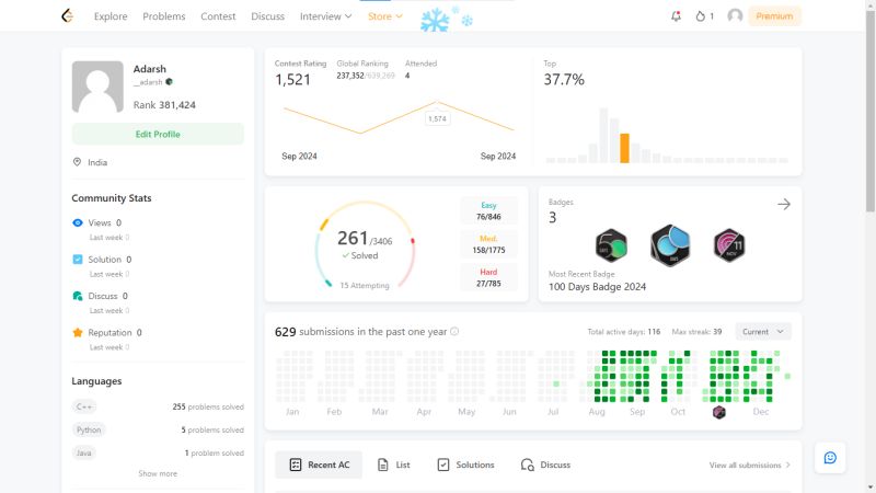 Adarsh Pradhan on LinkedIn: #leetcode #codingjourney #algorithms # ... Adarsh Pradhan on LinkedIn: #leetcode #codingjourney #algorithms # ...