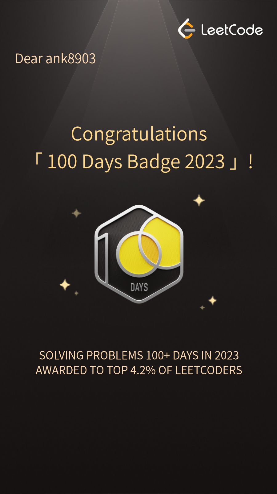 Ankit Yadav on LinkedIn: #leetcode #leetcode #100daybadge #annualbadge ... Ankit Yadav on LinkedIn: #leetcode #leetcode #100daybadge #annualbadge ...