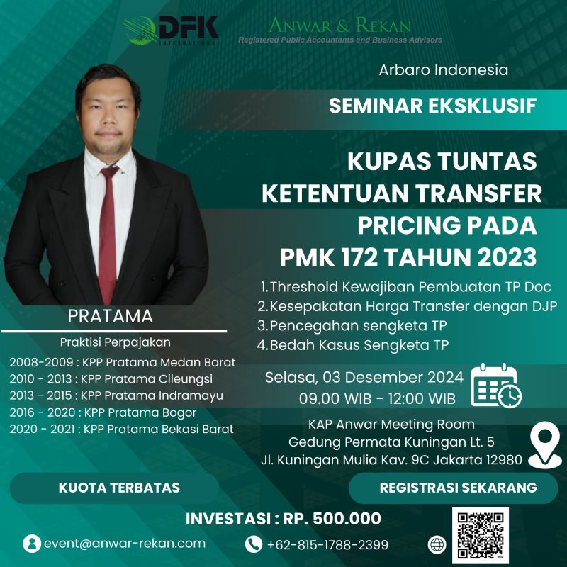 KAP Anwar & Rekan on LinkedIn: Seminar Kupas Tuntas Ketentuan Transfer ... KAP Anwar & Rekan on LinkedIn: Seminar Kupas Tuntas Ketentuan Transfer ...