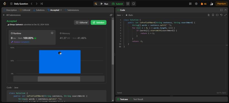 Dimpu Sathwick on LinkedIn: #100daysleetcodechallenge #leetcode # ... Dimpu Sathwick on LinkedIn: #100daysleetcodechallenge #leetcode # ...