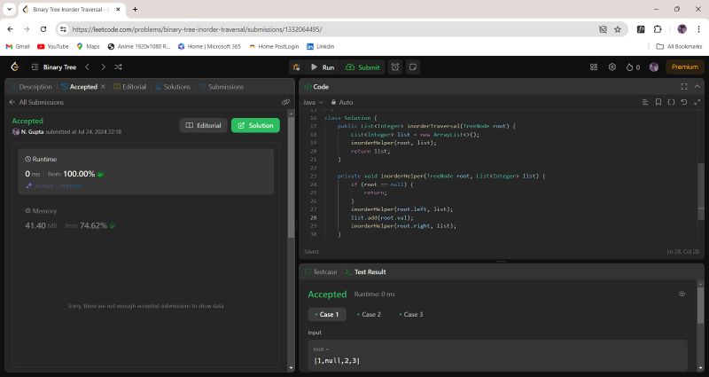 Neeraj Gupta on LinkedIn: #100daysofdsa #leetcode #dsa #codingjourney ... Neeraj Gupta on LinkedIn: #100daysofdsa #leetcode #dsa #codingjourney ...