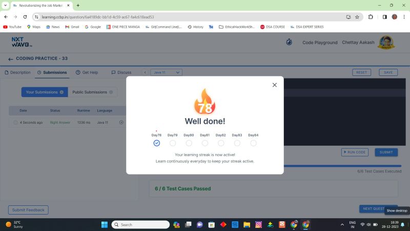 Aakash Chettay on LinkedIn: #nxtwave #ccbp #binarysearchmastery # ... Aakash Chettay on LinkedIn: #nxtwave #ccbp #binarysearchmastery # ...