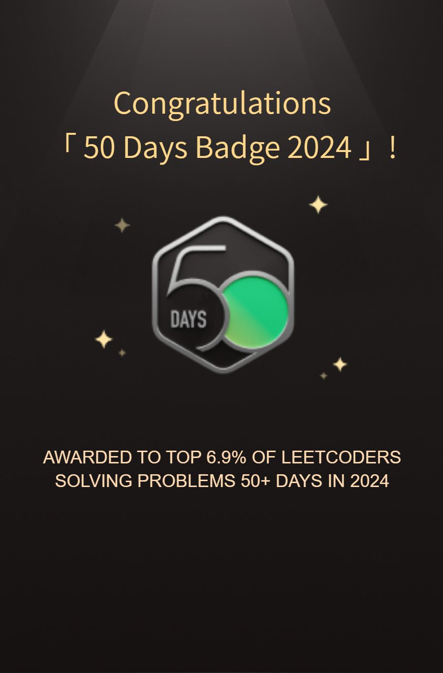 AKSHAT SINGH PARMAR on LinkedIn: Got my 50 days leetcode badge AKSHAT SINGH PARMAR on LinkedIn: Got my 50 days leetcode badge