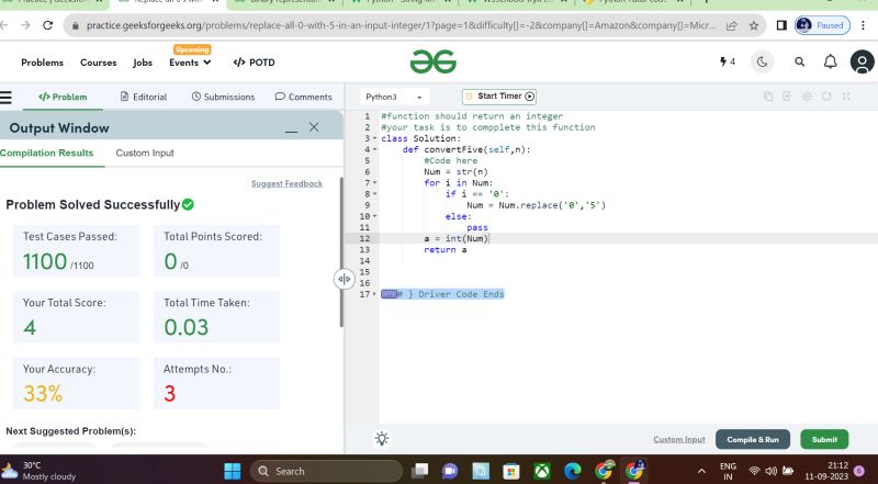 Nikhil Kumar on LinkedIn: #100daysofcodechallenge #gfg #pythonprogramming Nikhil Kumar on LinkedIn: #100daysofcodechallenge #gfg #pythonprogramming