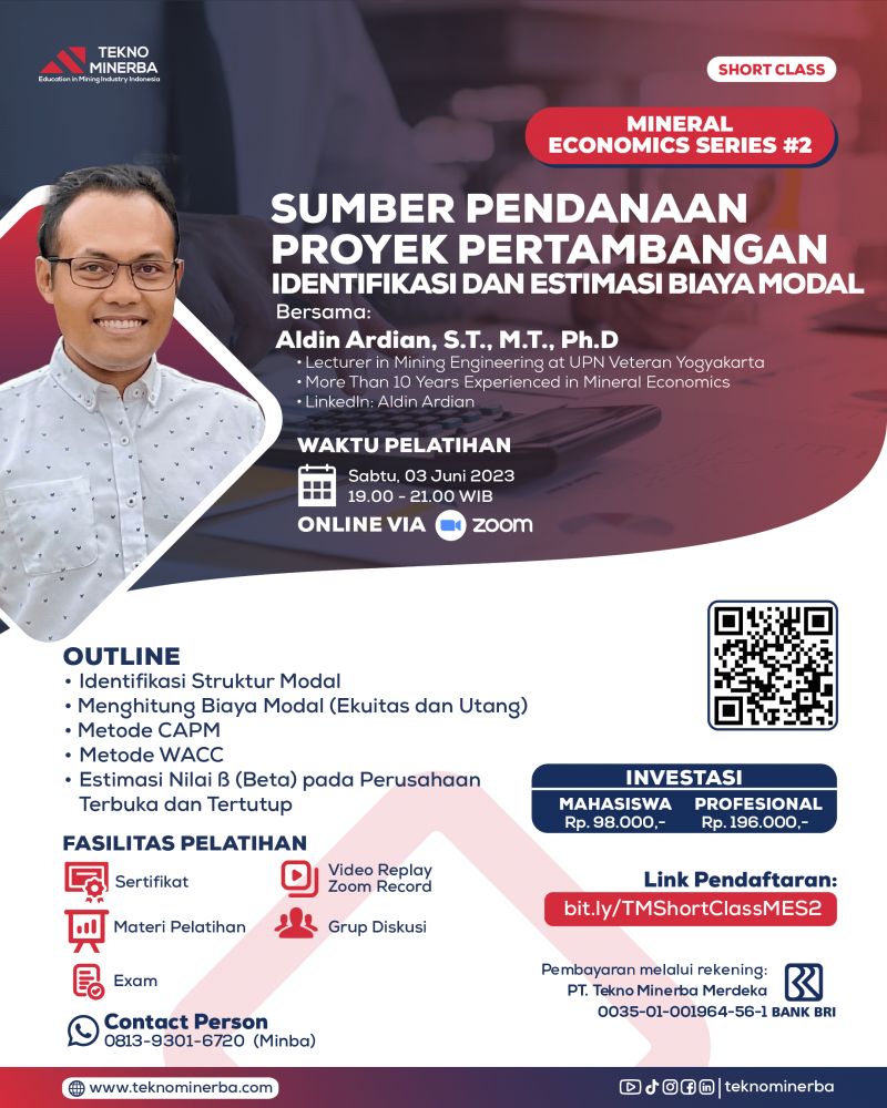 Undangan Pelatihan Sumber Pendanaan Proyek Pertambangan : Identifikasi ... Undangan Pelatihan Sumber Pendanaan Proyek Pertambangan : Identifikasi ...